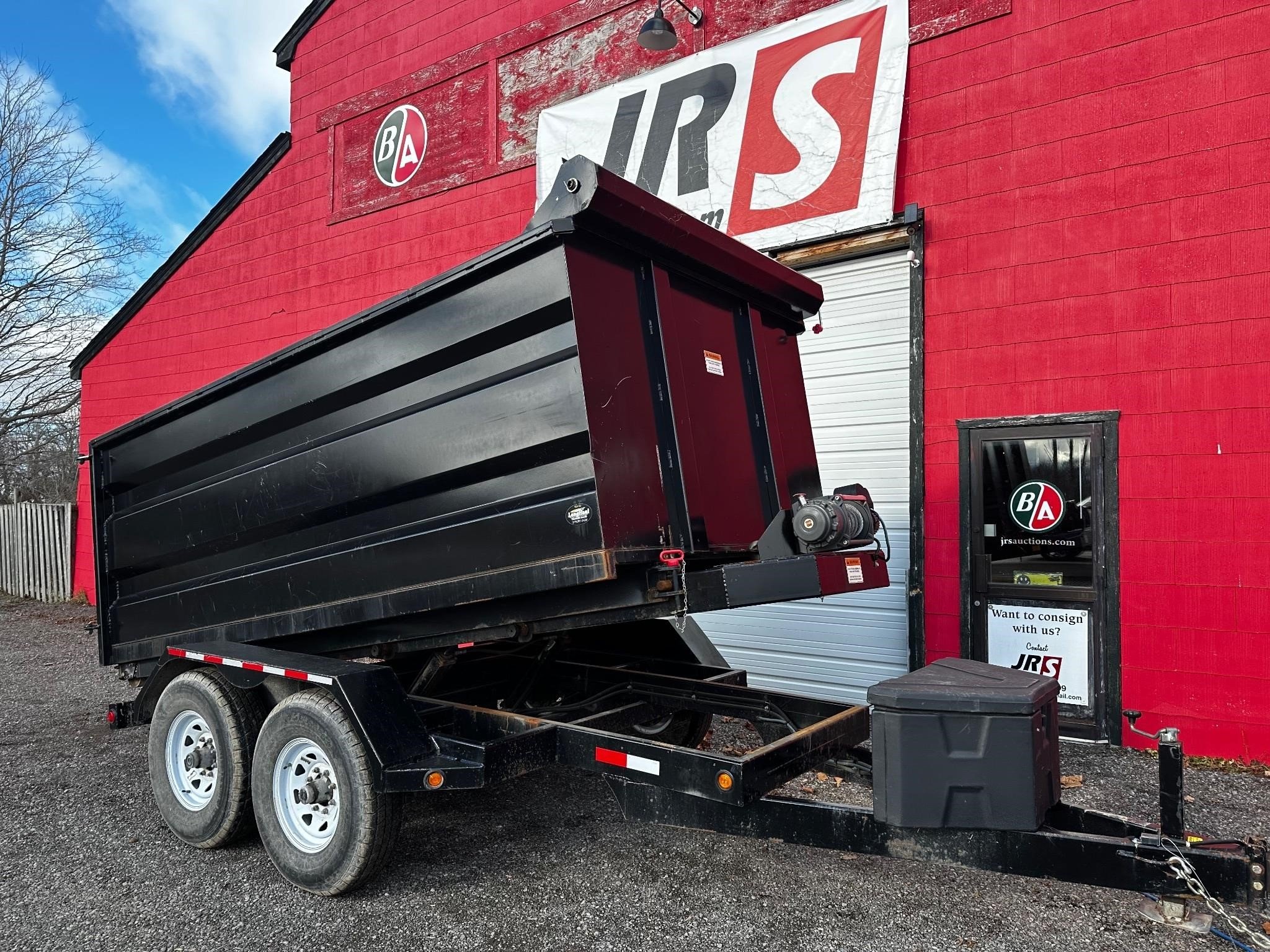 2021 Weberlane 12ft Roll Off Tandem Dump Trailer - AuctionsOntario.ca